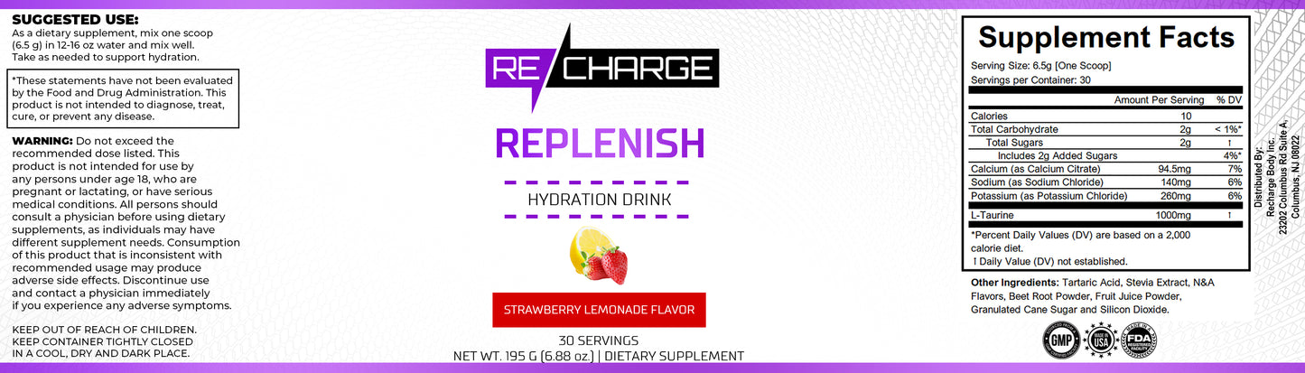 Hydrate – Recharge Supps