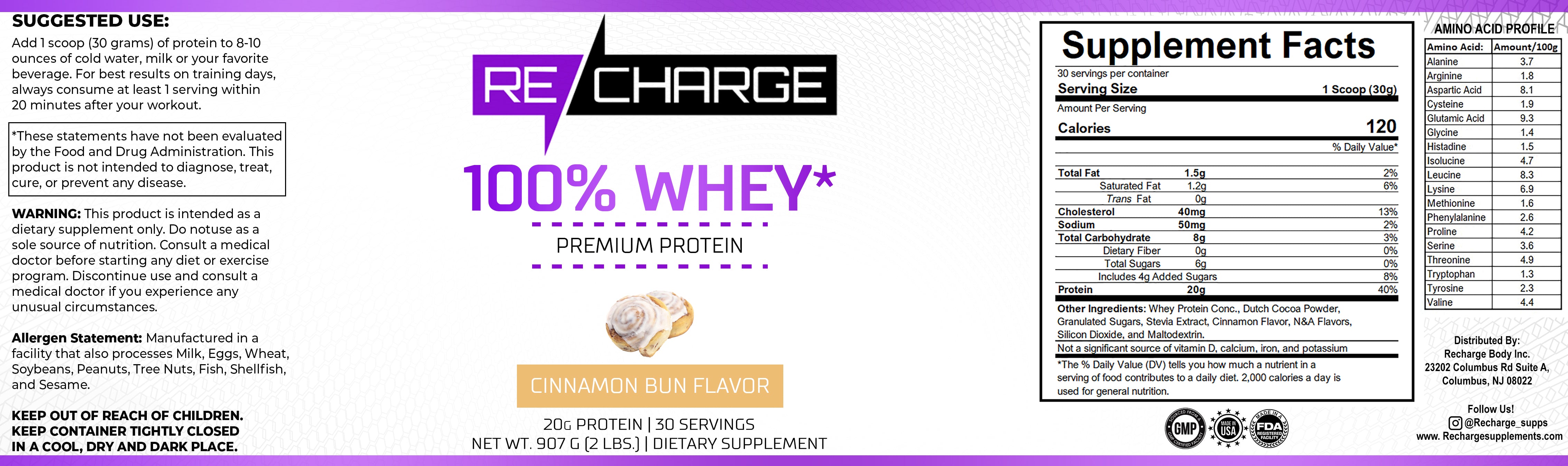 Whey Protein – Recharge Supps